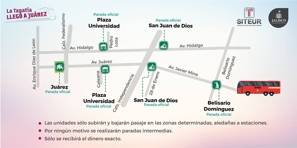 SERVICIO PROVISIONAL LINEA 2 SITEUR | Gobierno del Estado de Jalisco