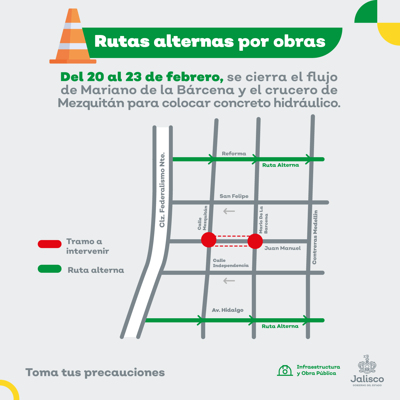 SIOP colocará concreto hidráulico en cruceros de calle Juan Manuel ...